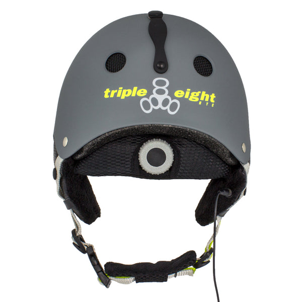 Audio Snow Helmet With Halo Liner - Carbon Matte – Triple 8